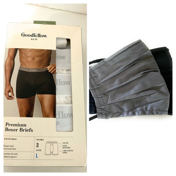 Goodfellow & Co | Underwear & Socks | 3 Pk Boxer Briefs W2 Face Mask ...